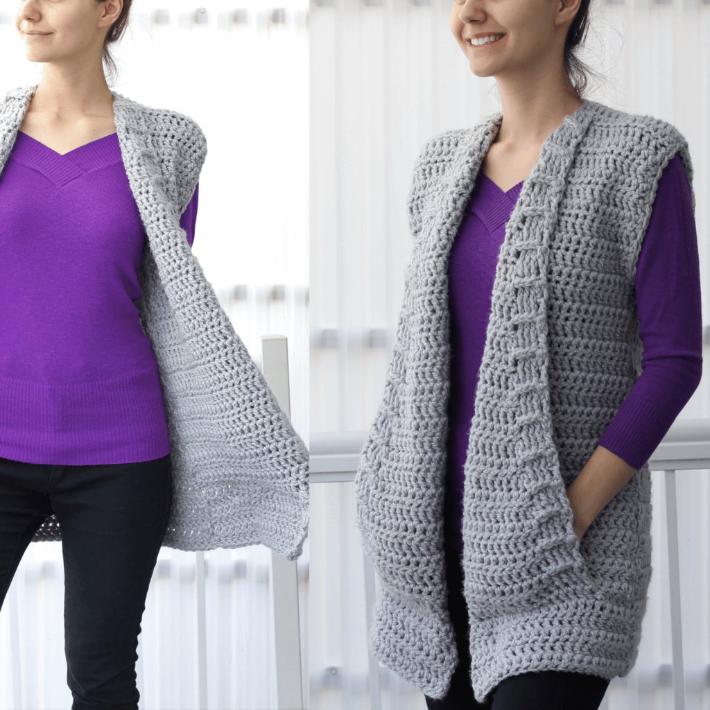 ARIA Vest - Crochet Pattern - The Easy Design