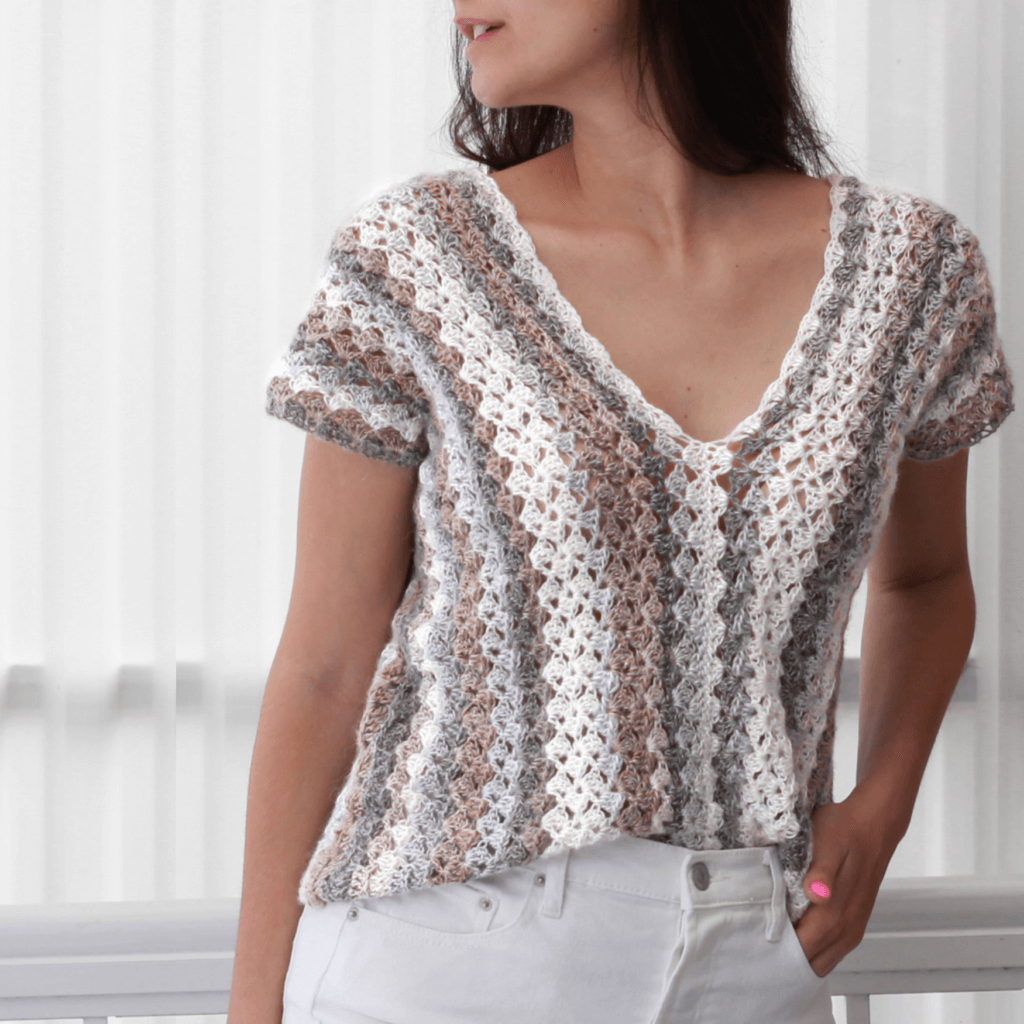 AMANDA Top - Crochet Pattern - The Easy Design